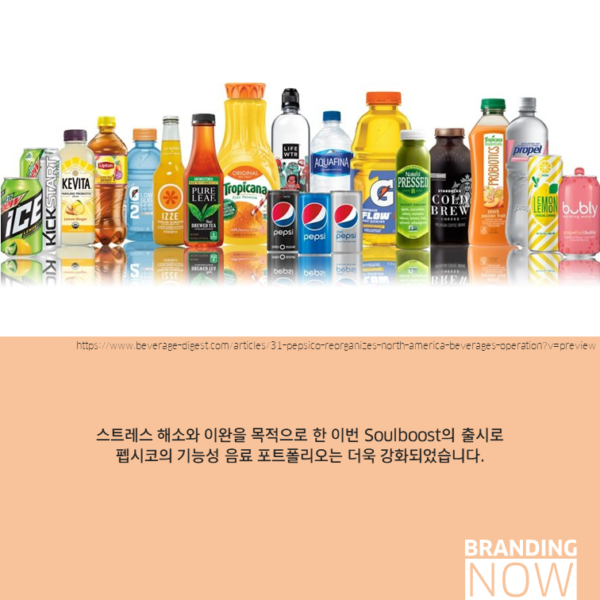 물도 기능적일 수 있다? 펩시코의 #Soulboost - 스톤브랜드컨설팅